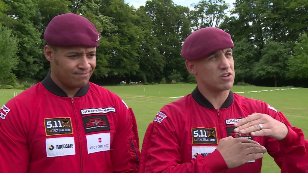 Red Devils talk about their lucky escape - BBC Newsround