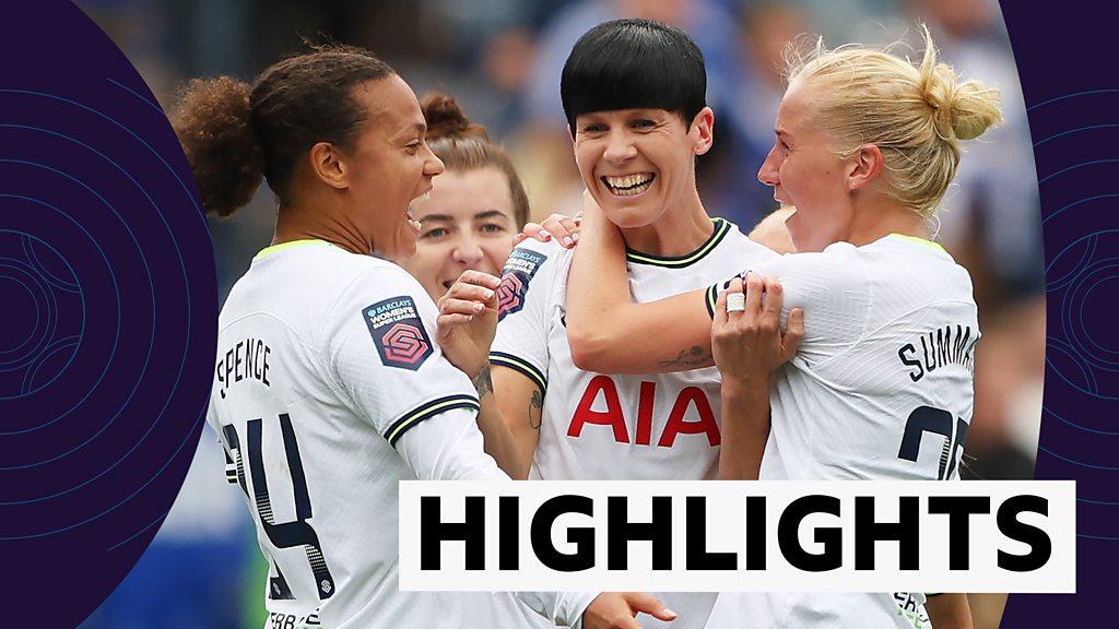 WSL: Leicester City 1-2 Tottenham Hotspur highlights - BBC Sport