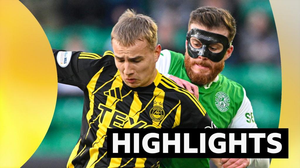 Highlights: Hibs 2-0 Aberdeen - BBC Sport