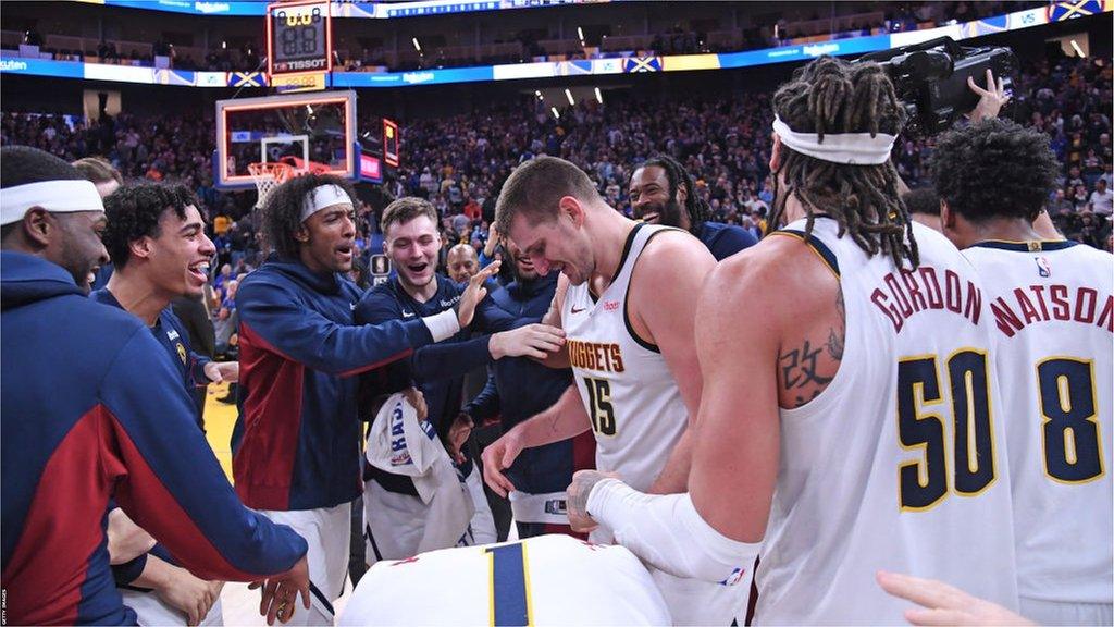 NBA: Nikola Jokic helps Denver Nuggets to dramatic win at Golden State ...
