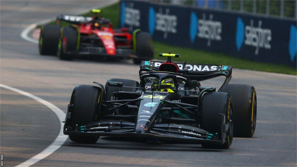 Canadian Grand Prix: Lewis Hamilton leads Mercedes one-two in Friday ...
