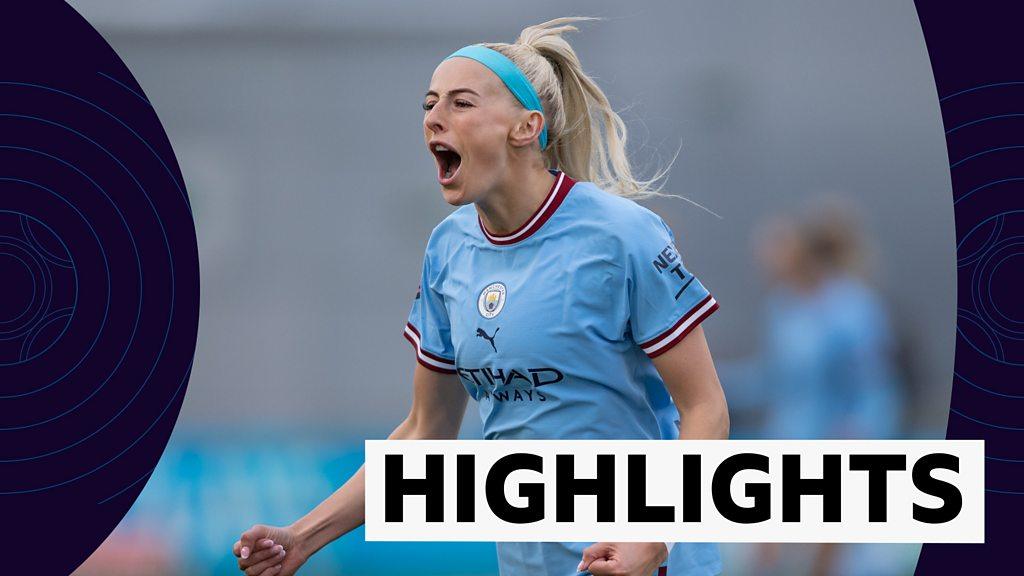 WSL highlights: Manchester City go second after beating West Ham 6-2 ...