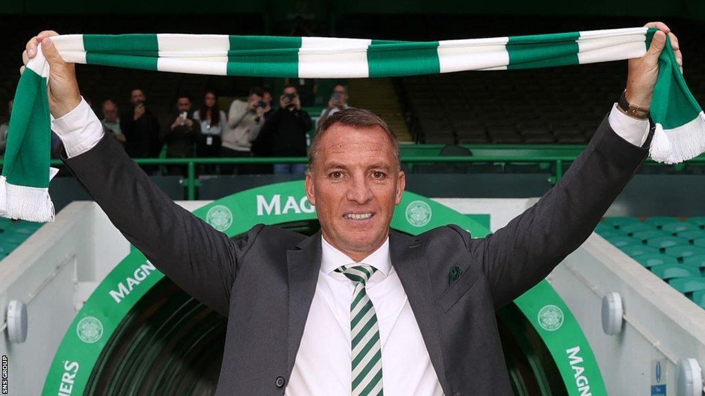 Brendan Rodgers: Celtic fans respond to manager's first words on return - BBC Sport