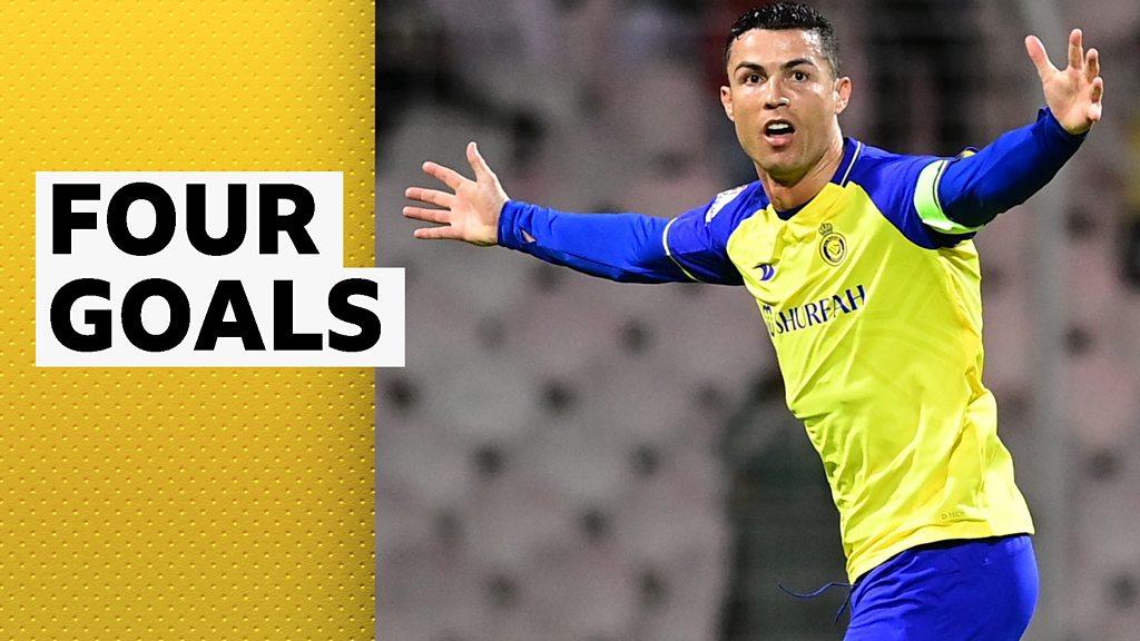 Cristiano Ronaldo scores four for Al Nassr to pass 500 league goals ...