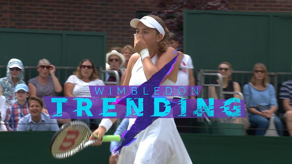 Wimbledon 2019: Jelena Ostapenko's serve smashes into partner Robert ...