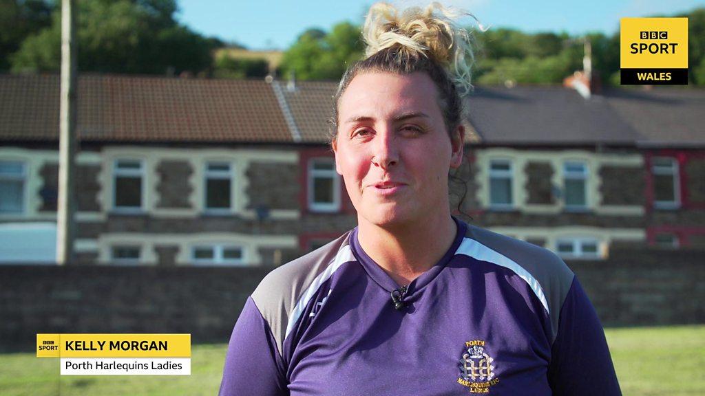Kelly Morgan: Trans rugby player blazing a trail in Wales - BBC Sport