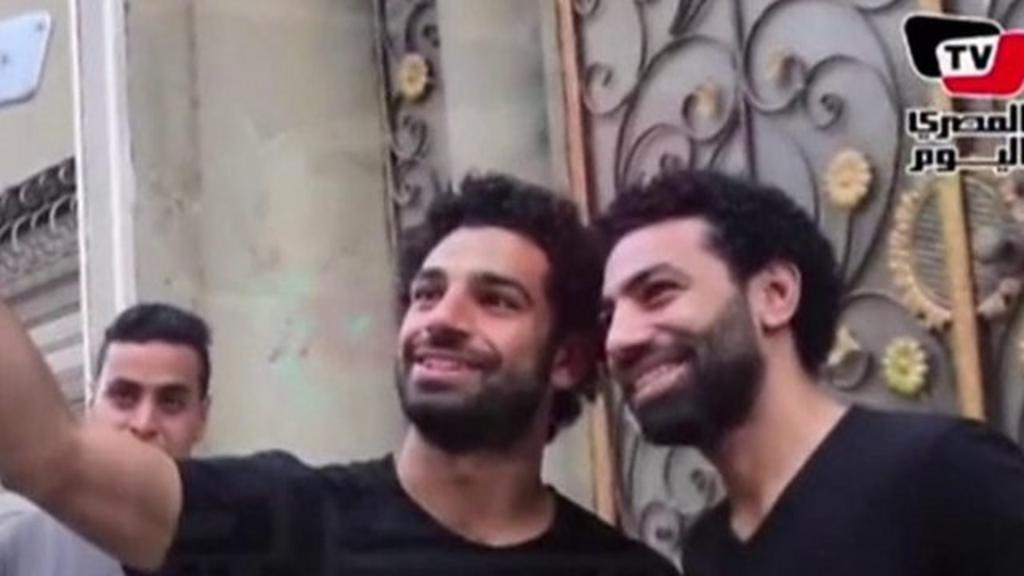 When Mohamed Salah met Mohamed Salah - BBC Sport