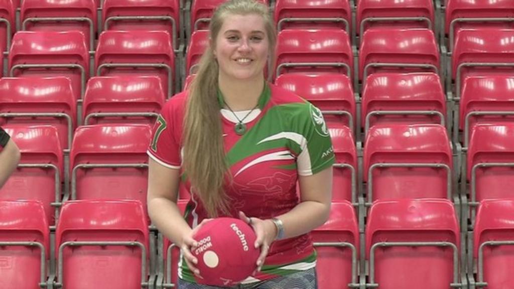 Europe's fastest female dodgeball thrower is #BodyPositive - BBC Sport