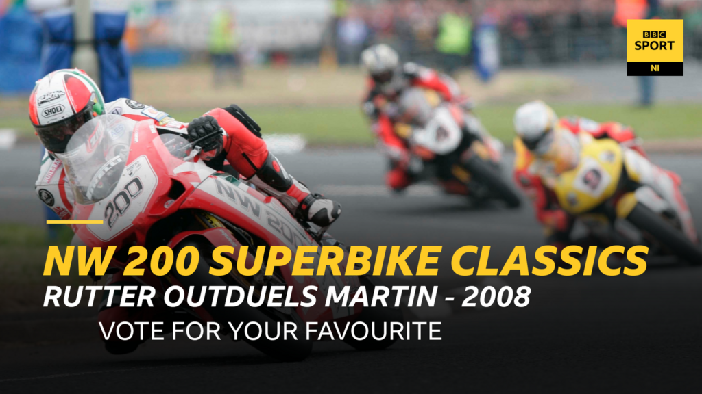 NW200 Superbike classics: Michael Rutter shows Guy Martin the ropes at ...
