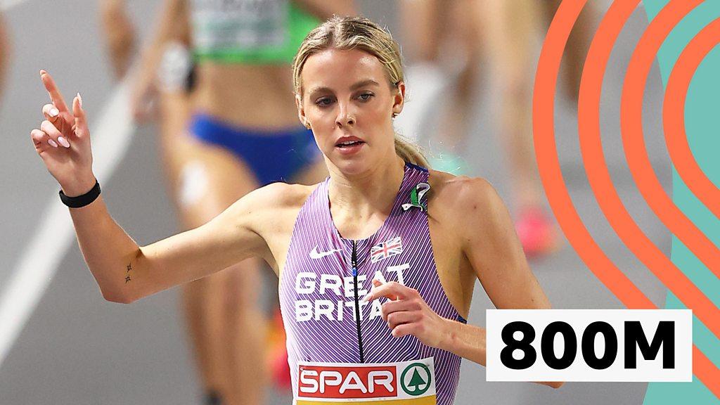European Indoor Athletics: Great Britain's Keely Hodgkinson wins gold ...
