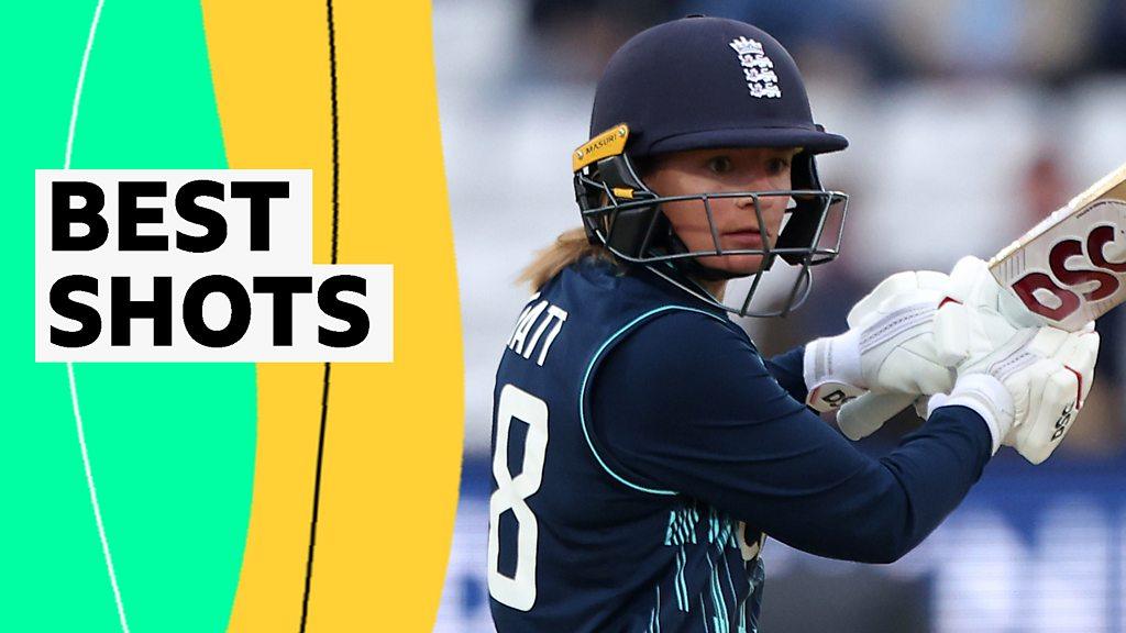 England v India: Watch the best of Danni Wyatt's 65-run innings - BBC Sport