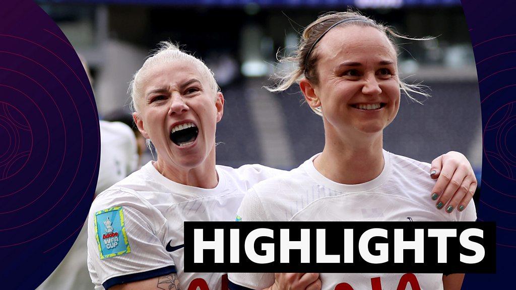 Women's FA Cup 2024: Spurs beat Leicester after extra time to reach FA ...