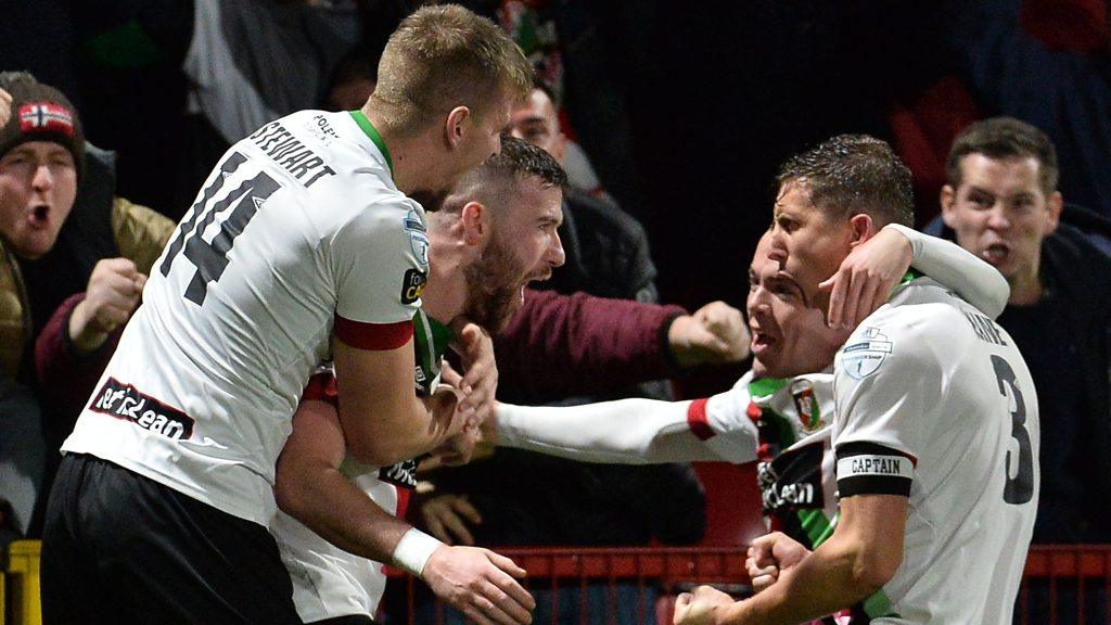 Defender McClean scores late acrobatic winner - BBC Sport