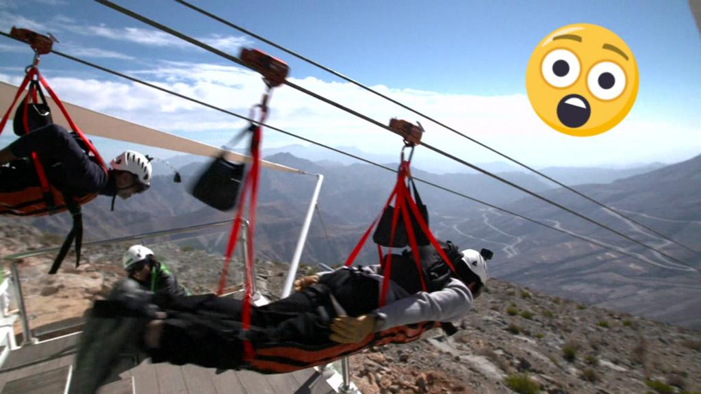 Take a ride on the world's longest zip wire - BBC Newsround