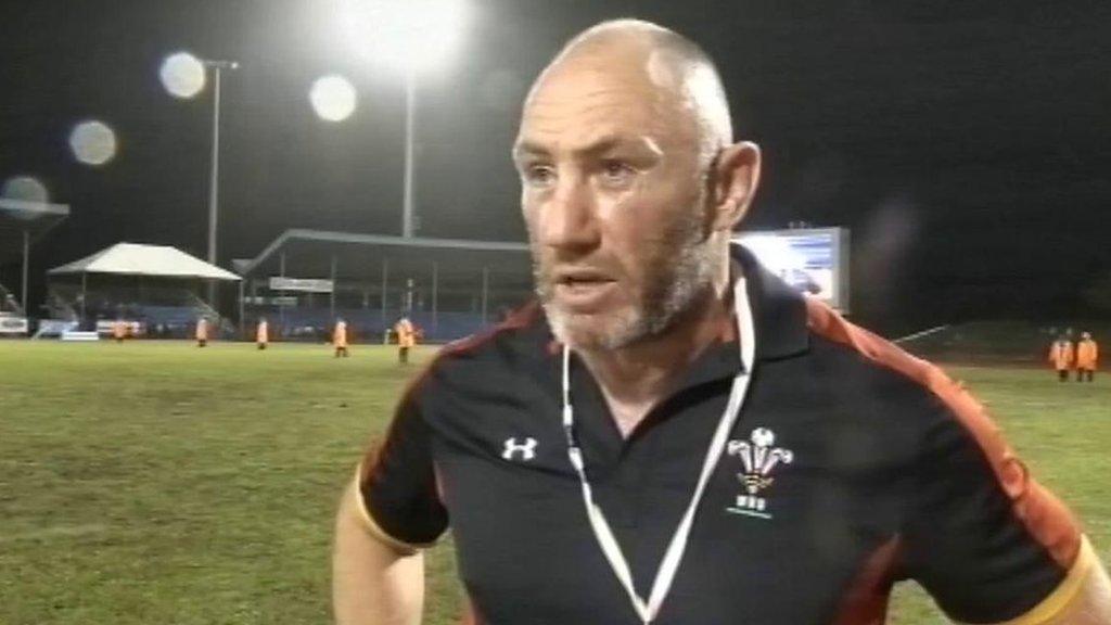 Wales tour coach Robin McBryde hails his team's victory over Samoa ...