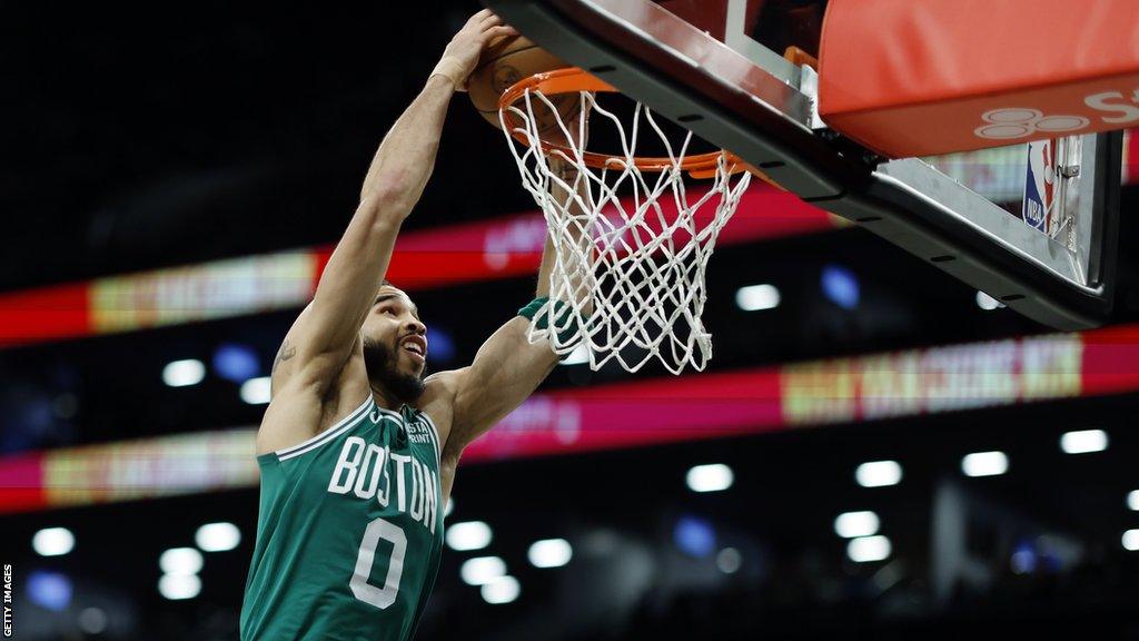 NBA: Jayson Tatum dazzles in 41-point performance as Boston Celtics ...
