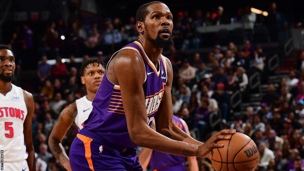 NBA round-up: Kevin Durant stars with 25 points as Phoenix Suns beat ...