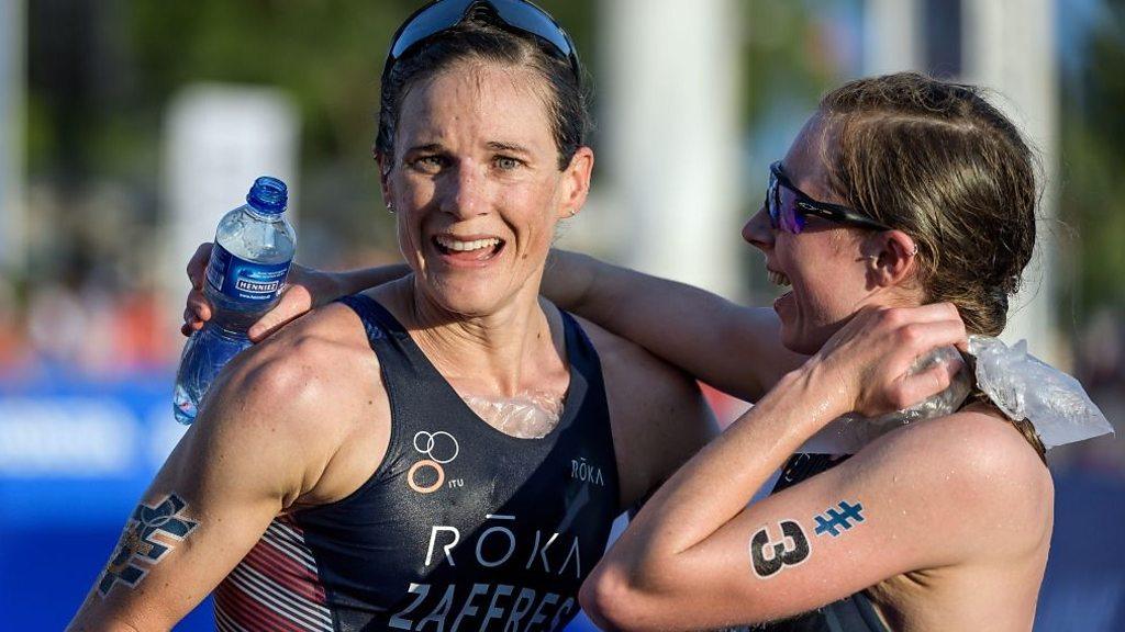 World Triathlon Series: Katie Zaferes wins Grand Final with Jess ...