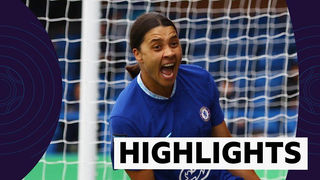 WSL Highlights: Chelsea beat Manchester United 1-0 to return to top of ...