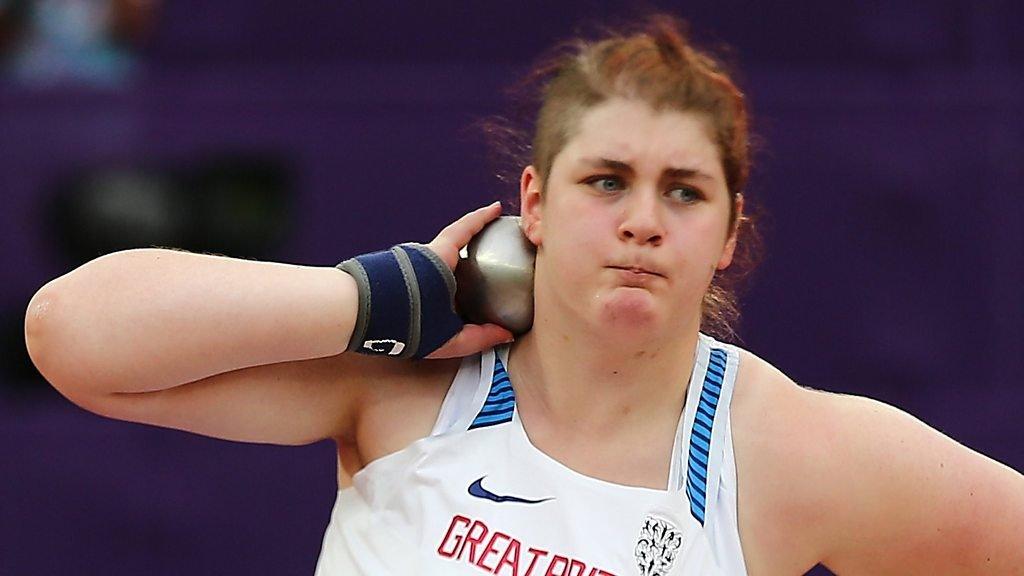 Sabrina Fortune 'dancing for joy' after Euro F20 shot put gold - BBC Sport