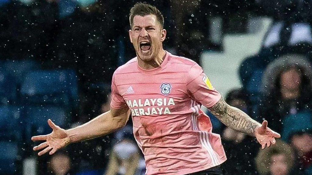 James Collins: Cardiff City striker hails 'outstanding' fans as Covid ...