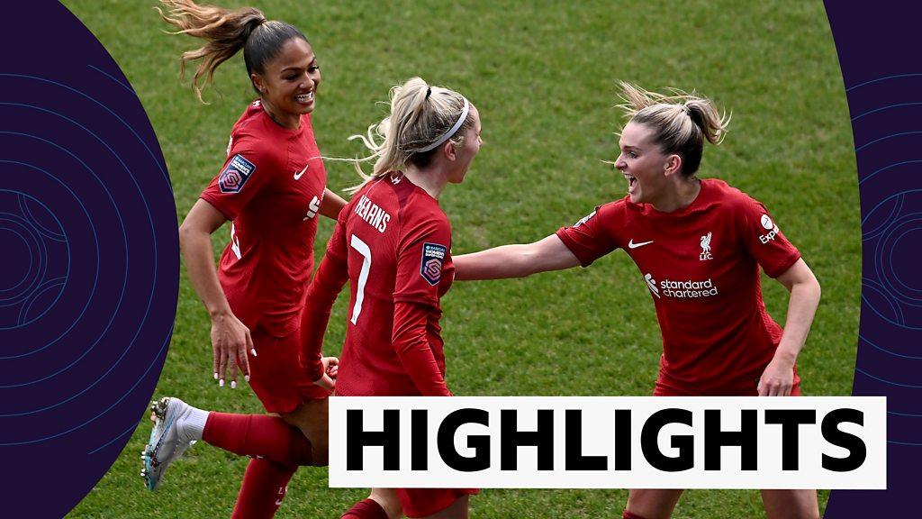 WSL: Liverpool 2-0 Reading highlights - BBC Sport