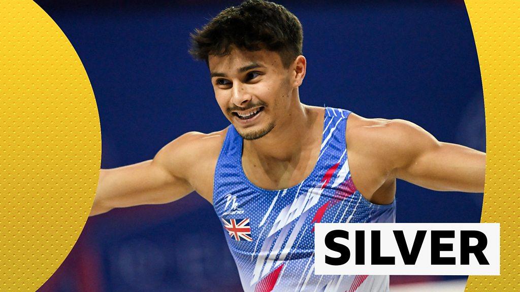 European Artistic Gymnastics Championships: Jake Jarman wins all-around ...