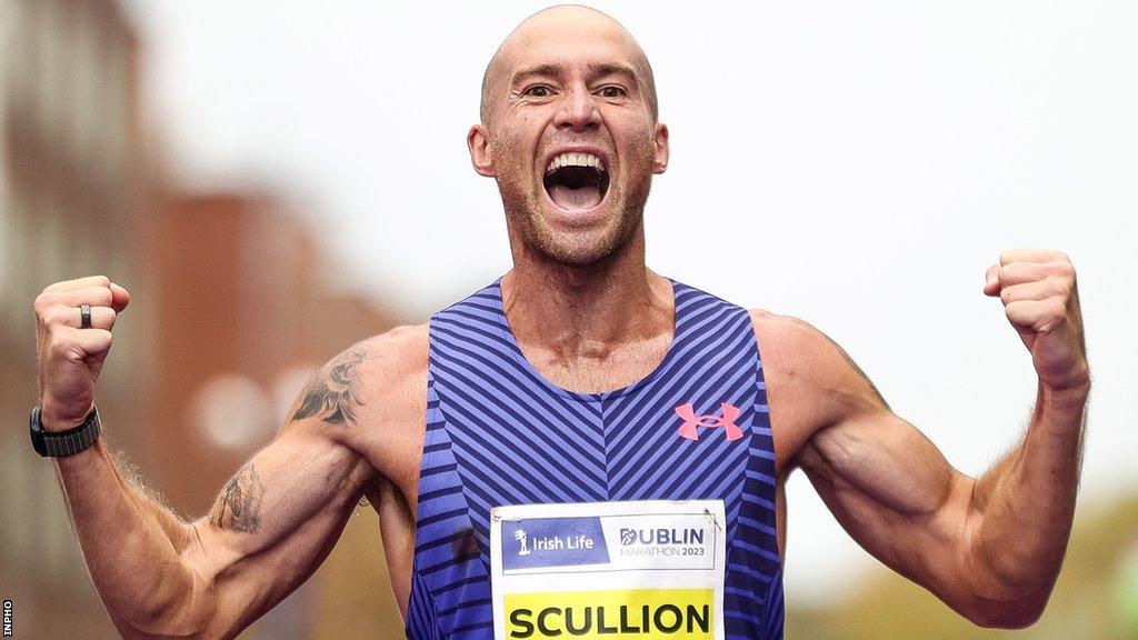 Dublin Marathon: Stephen Scullion third as Ethiopia's Kemal Husen sets ...