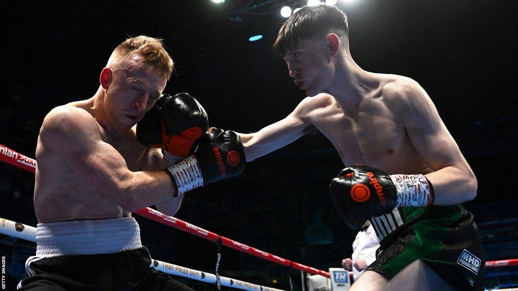 Conor Quinn: Belfast boxer back to his best after heart surgery - BBC Sport