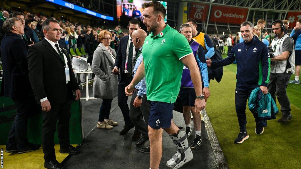 Ireland: Head coach Andy Farrell plays down Irish injuries after ...