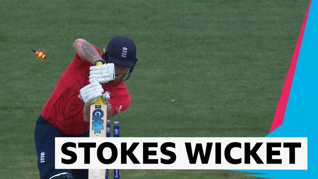 T20 World Cup: England's Ben Stokes clean bowled by Irish bowler Fionn ...