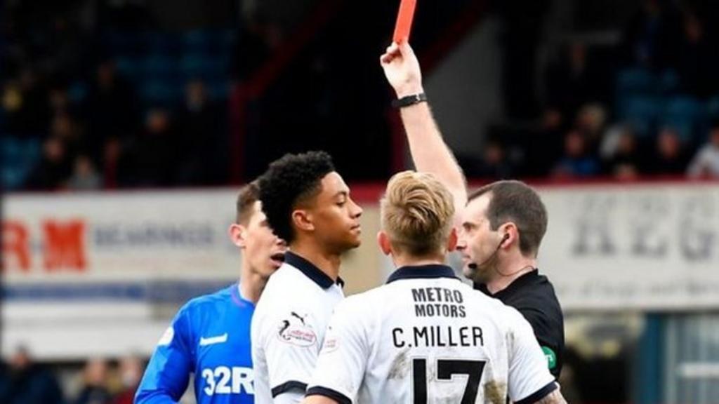 Monday jury: Should Dundee's Nathan Ralph have been sent off? - BBC Sport