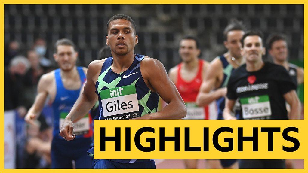 World Athletics Indoor Tour: Elliot Giles wins 800m final in Karlsruhe ...