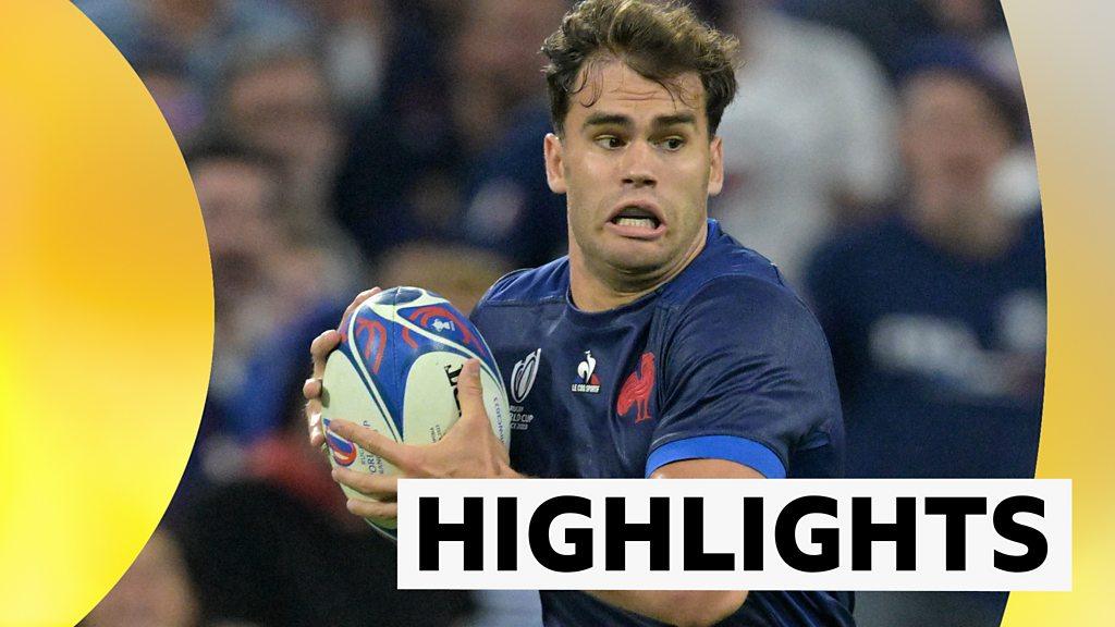 Rugby World Cup 2023: Best of the action from France's record win - BBC ...