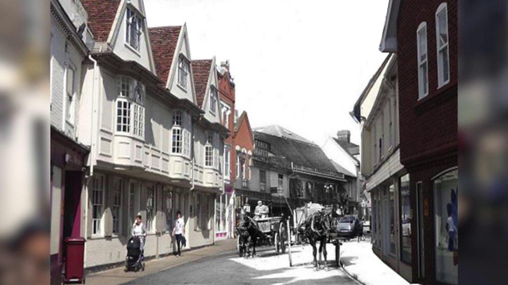 Cambridge's heritage 'now and then' celebrated in exhibition - BBC News