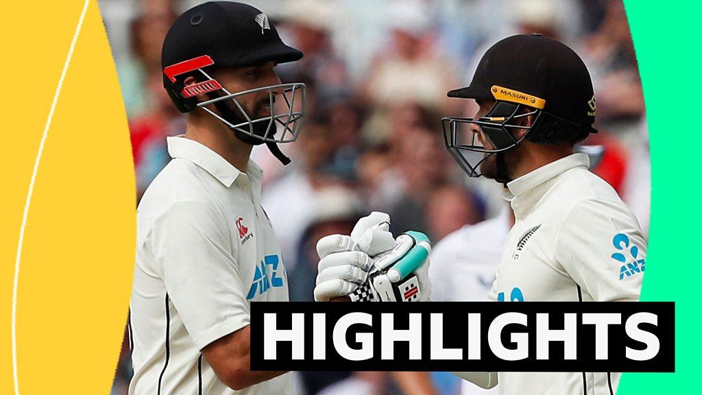England v New Zealand: Mitchell and Blundell frustrate hosts on day two ...
