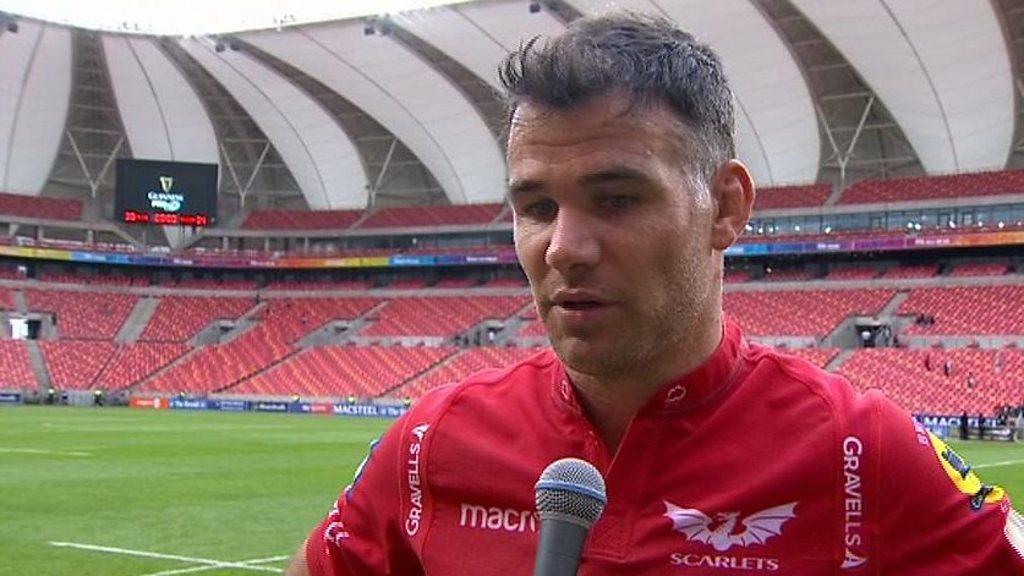 I was hanging on at the end - Mike Phillips on winning Scarlets return ...