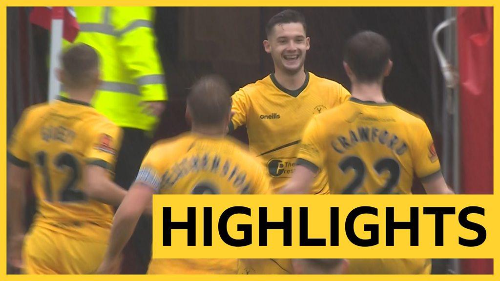 FA Cup: Watch all six goals as Hartlepool beat Ilkeston to reach first ...
