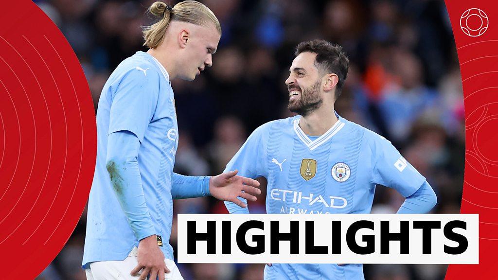 Fa Cup 2024 Man City Beat Newcastle With Two Deflected Bernardo Silva