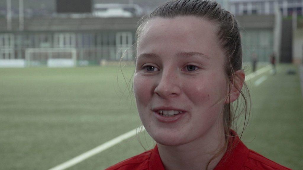 Carrie Jones: The 15-year-old who made her debut as Wales thrashed ...