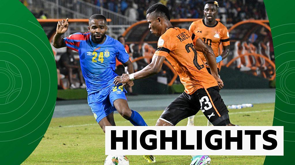 Afcon 2023: Zambia 1-1 DR Congo - highlights - BBC Sport