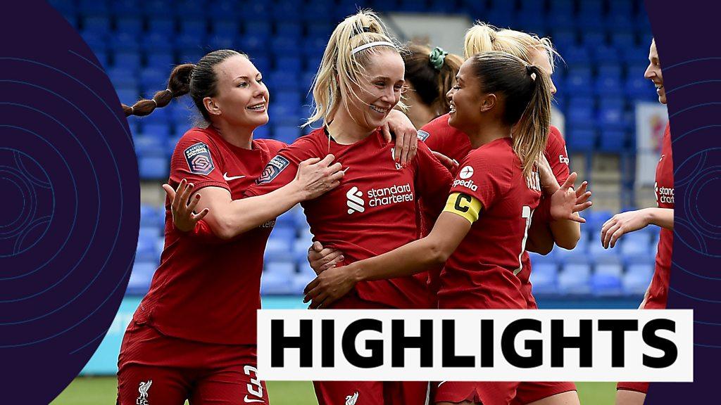 WSL highlights: Liverpool come from behind to beat Tottenham Hotspur ...