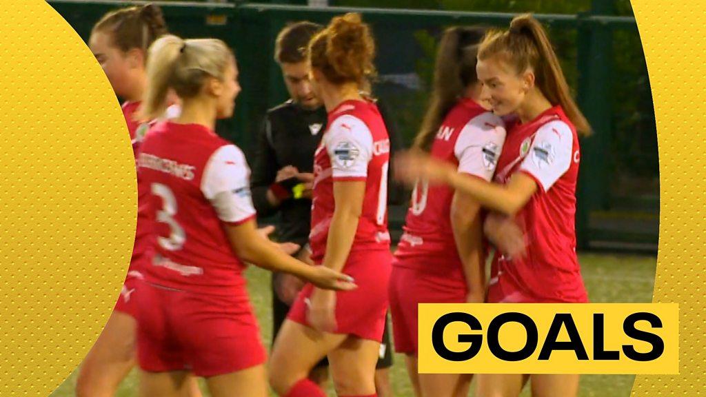 Women's Premiership: Leaders Cliftonville put six past Mid Ulster ...