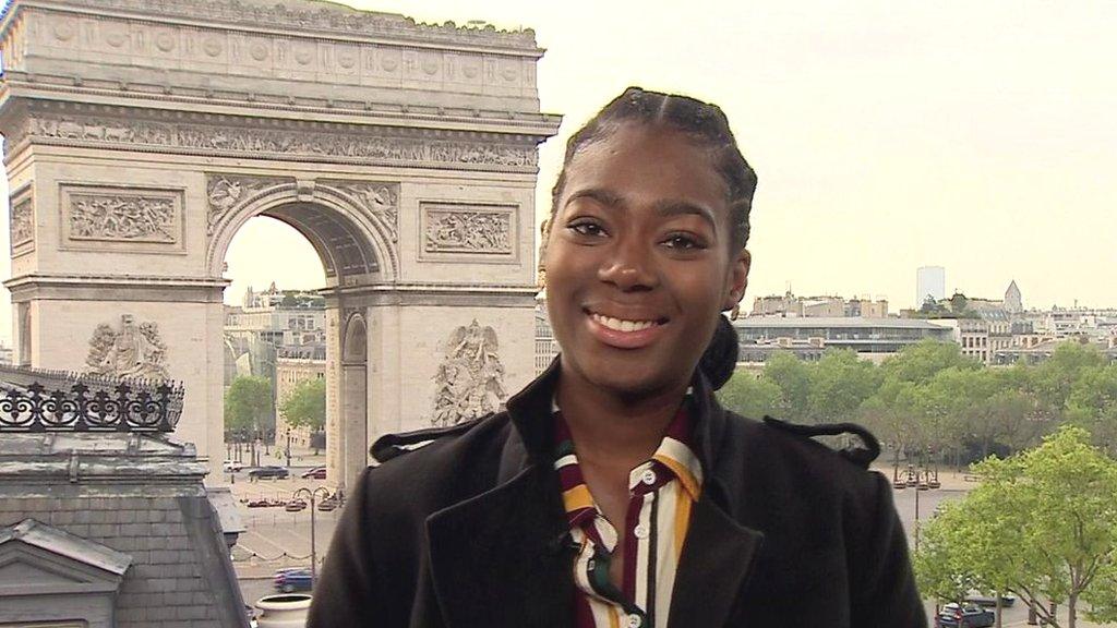 Shanequa reports from Paris on the French Presidential election - BBC ...