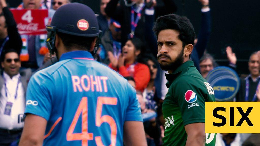 Cricket World Cup: India's Rohit Sharma smashes six against Pakistan ...