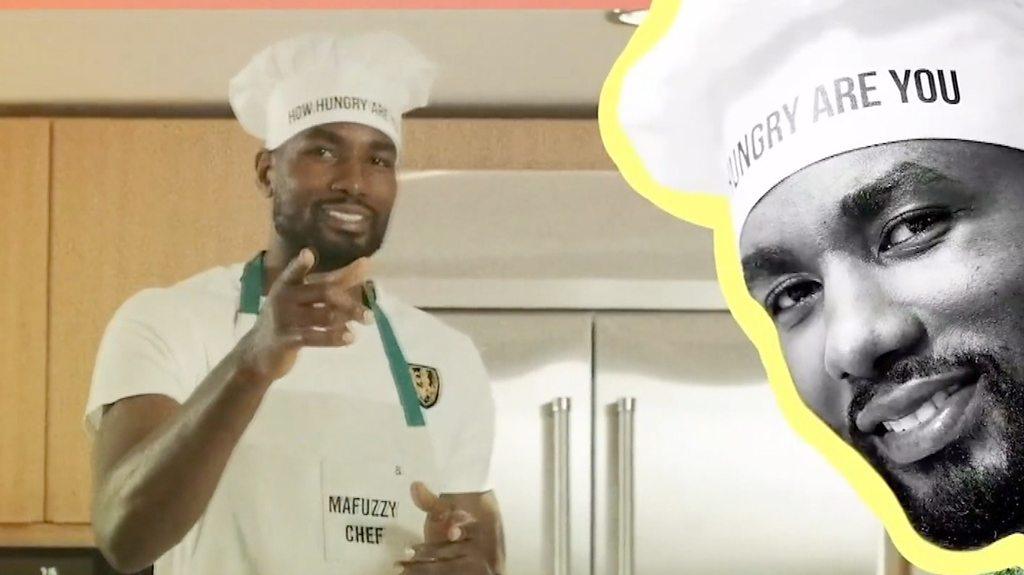 Serge Ibaka: NBA champion's YouTube cooking show - BBC Sport