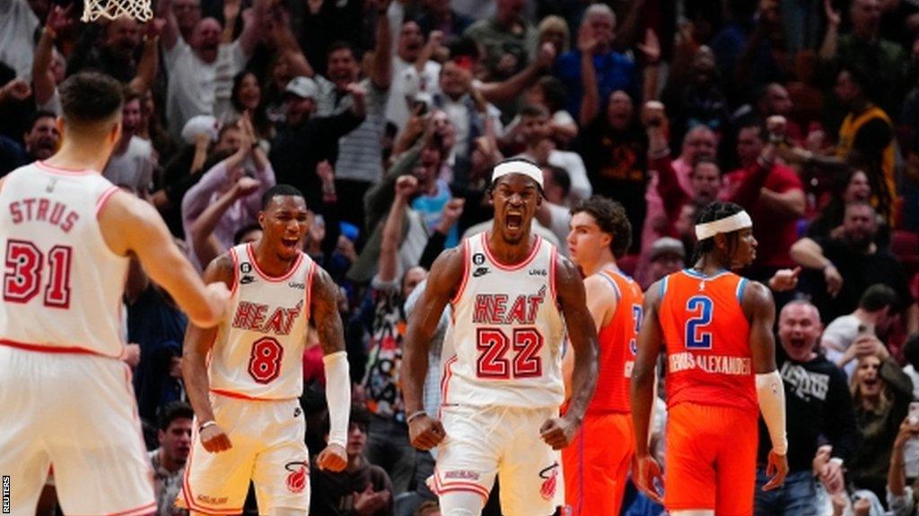 NBA: Miami Heat set free-throw record in 112-111 win over Oklahoma City ...