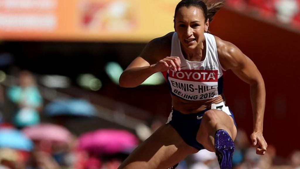 Jessica Ennis-Hill leads World Championships heptathlon - BBC Sport