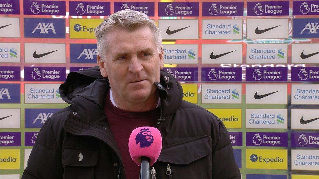 Liverpool 2-1 Aston Villa: Dean Smith says it was 'disappointing to ...