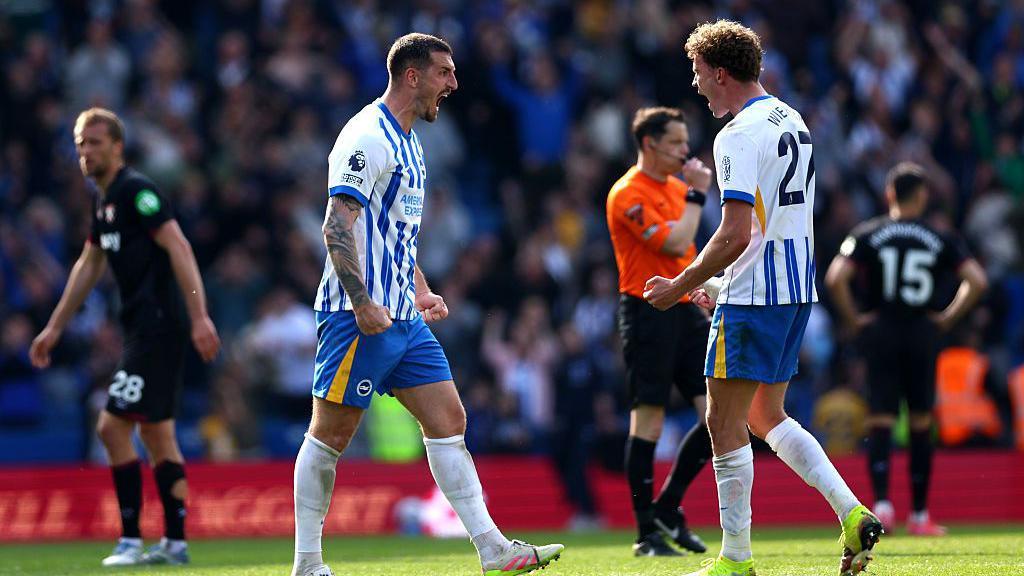 Brighton 3-2 West Ham: What Lewis Dunk said - BBC Sport